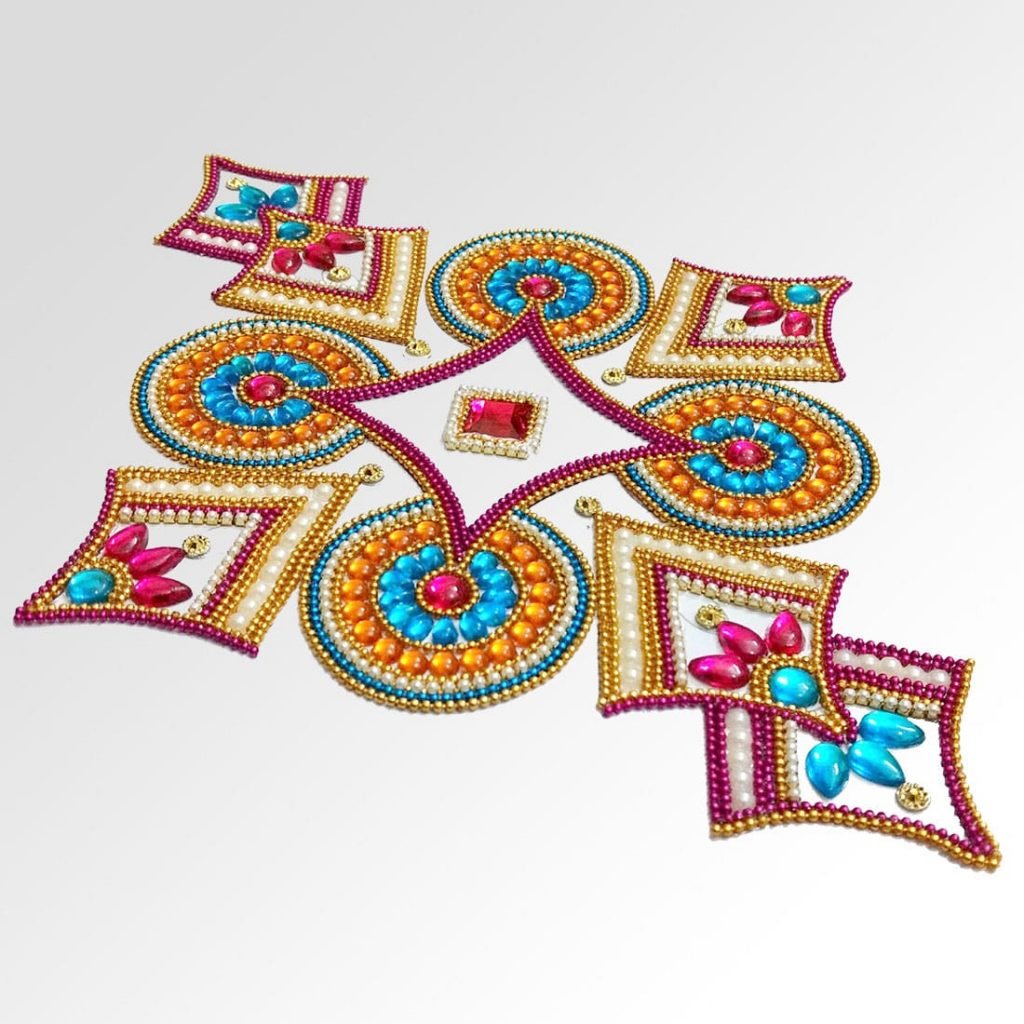 Floor-Wall-Table Rangoli Decorative Showpiece - aabhaas design and craft